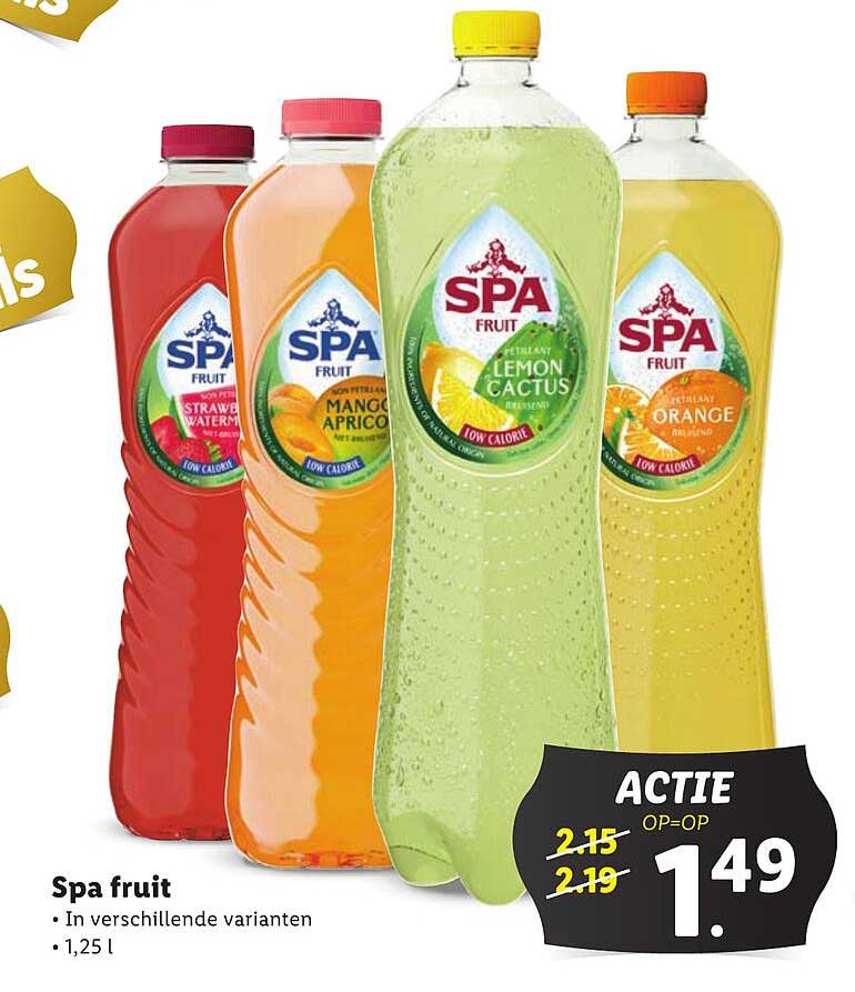 Spa Fruit aanbieding bij Lidl