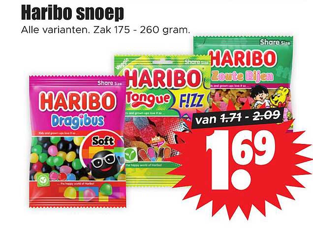 Haribo Snoep aanbieding bij Dirk