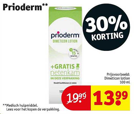Prioderm** aanbieding bij Kruidvat