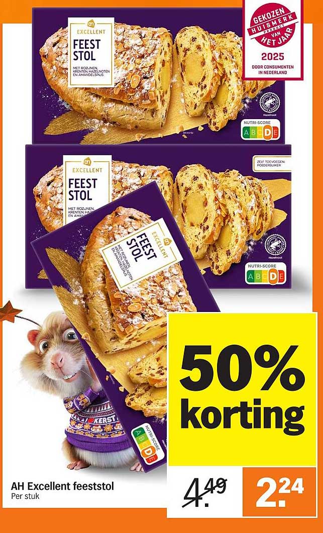 Ah Excellent Feeststol aanbieding bij Albert Heijn