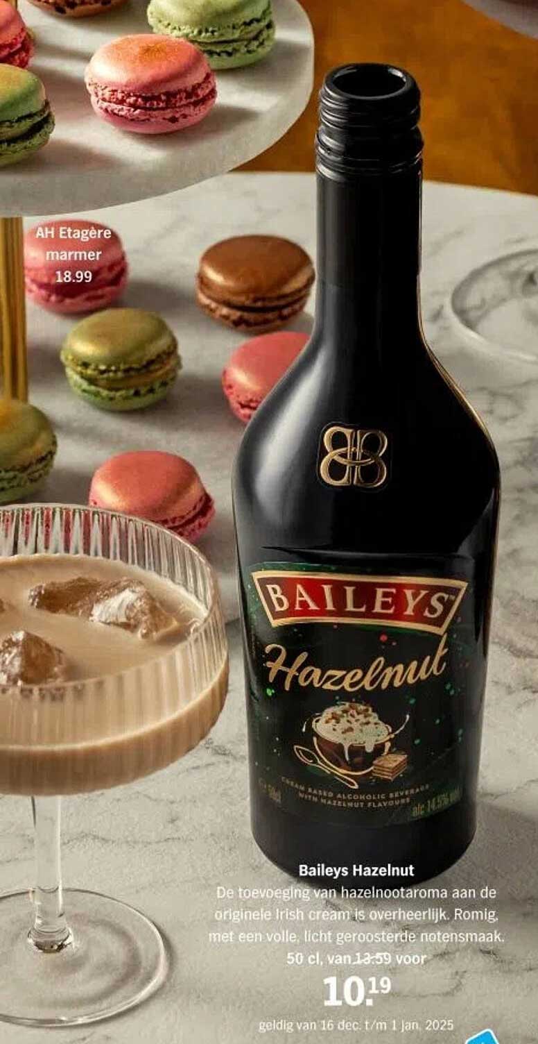 Baileys Hazelnut aanbieding bij Albert Heijn