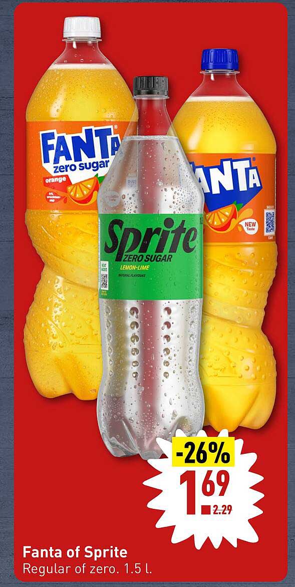 Fanta Of Sprite aanbieding bij ALDI