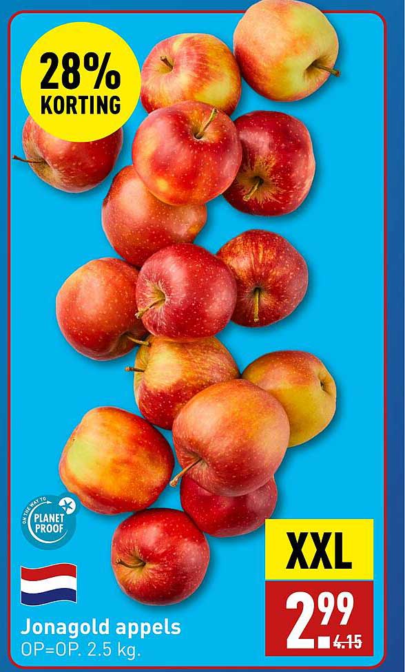 Jonagold Appels aanbieding bij ALDI