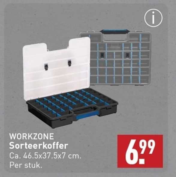 Workzone Sorteerkoffer aanbieding bij ALDI