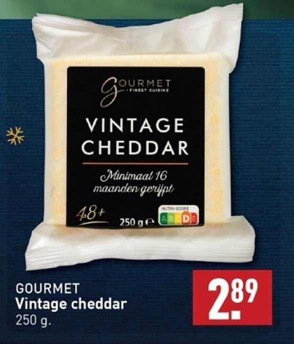 Vintage Cheddar aanbieding bij ALDI