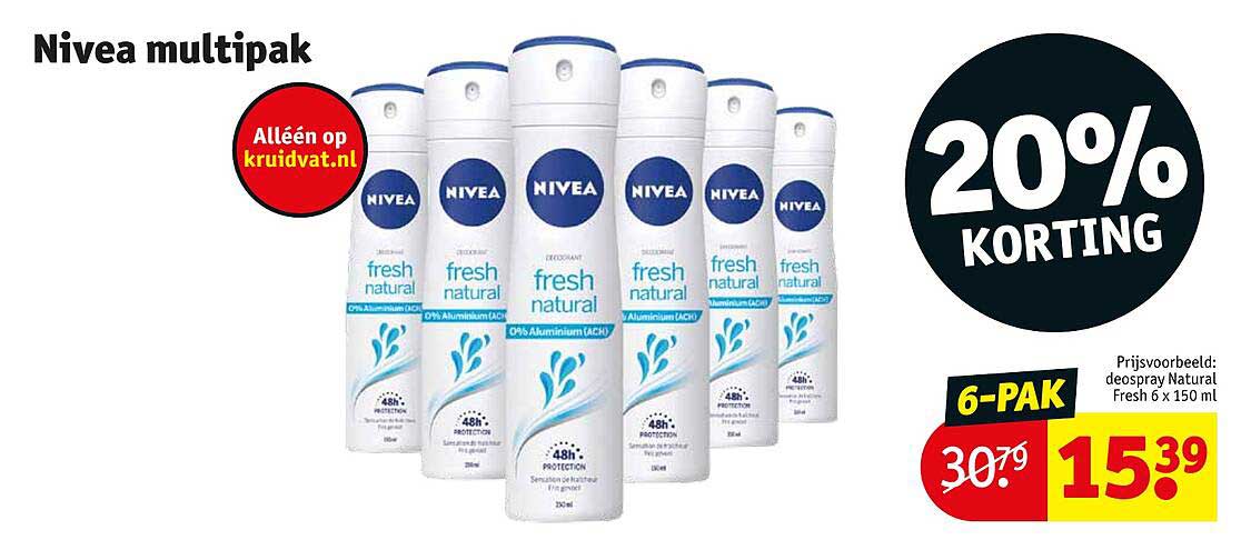 Nivea Multipak aanbieding bij Kruidvat