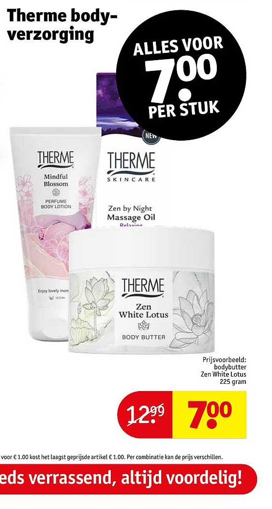 Therme Body-Verzorging aanbieding bij Kruidvat