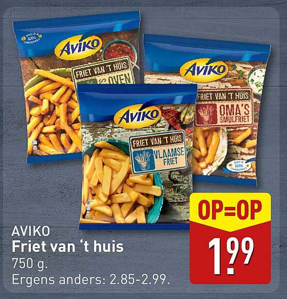 Aviko Friet Van 'T Huis aanbieding bij ALDI