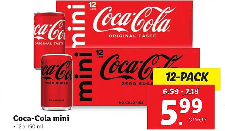 Coca-Cola Mini aanbieding bij Lidl