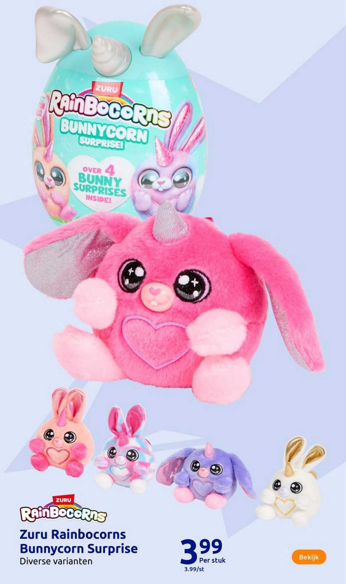 Zuru Rainbocorns Bunnycorn Surprise aanbieding bij Action