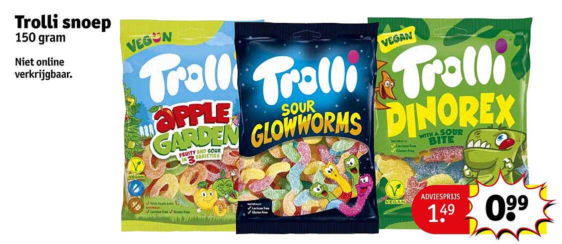Trolli Snoep aanbieding bij Kruidvat