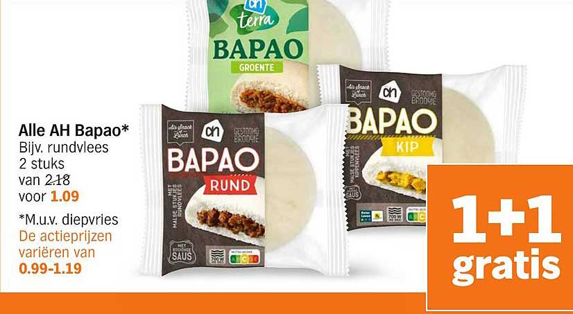 Alle Ah Bapao* aanbieding bij Albert Heijn