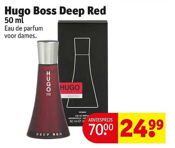 Hugo Boss Deep Red aanbieding bij Kruidvat