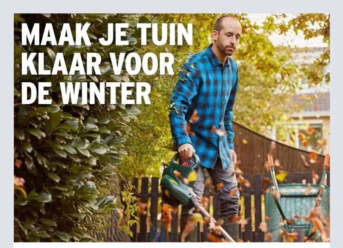 Maak Je Tuin Klaar Voor De Winter aanbieding bij GAMMA