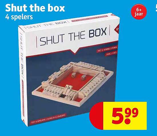 Shut The Box aanbieding bij Kruidvat