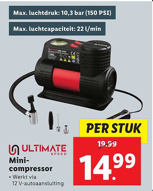 Mini-Compressor aanbieding bij Lidl