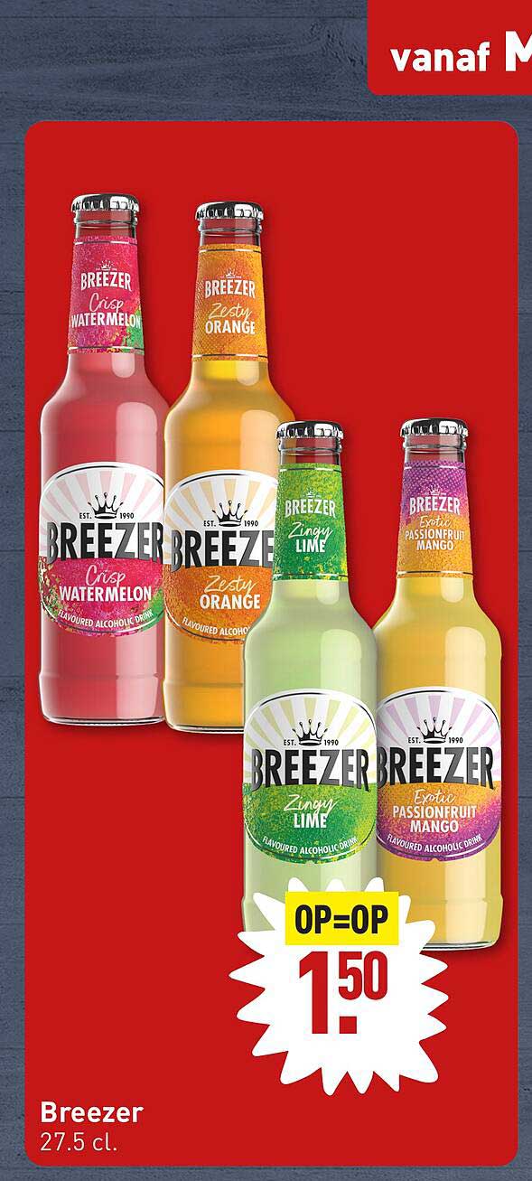 Breezer aanbieding bij ALDI