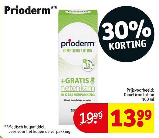 Prioderm** Dimeticon Lotion aanbieding bij Kruidvat