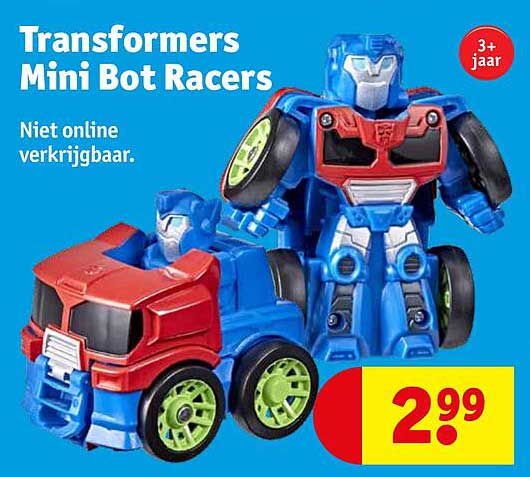 Transformers Mini Bot Racers aanbieding bij Kruidvat