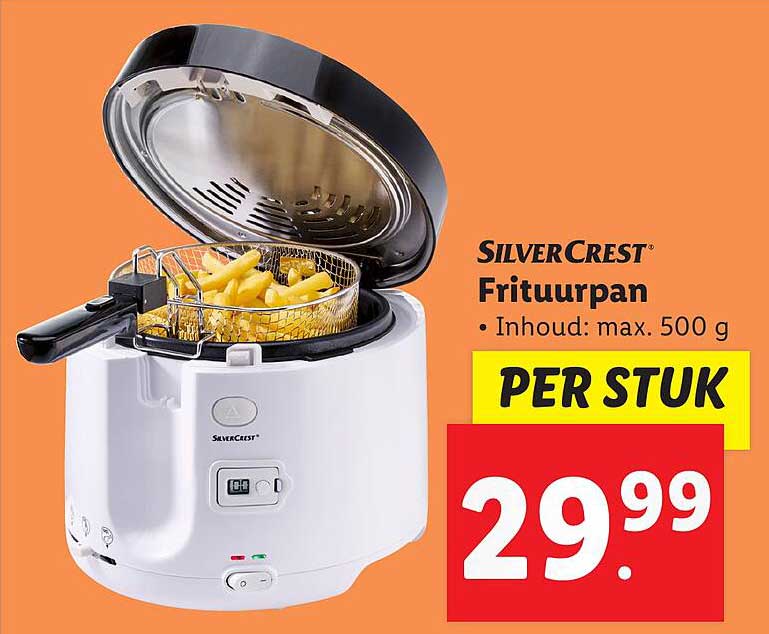 Silvercrest Frituurpan aanbieding bij Lidl