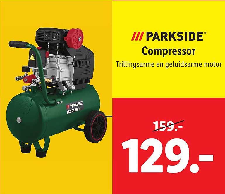 Parkside Compressor aanbieding bij Lidl