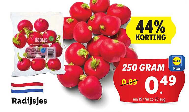Radijsjes aanbieding bij Lidl