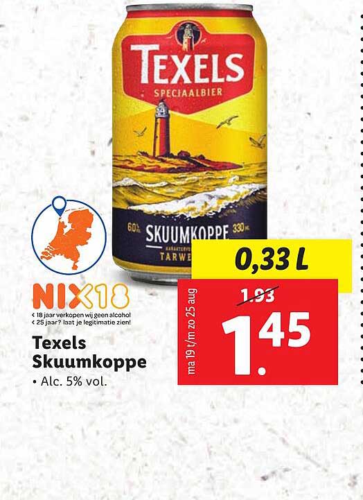 Texels Skuumkoppe aanbieding bij Lidl