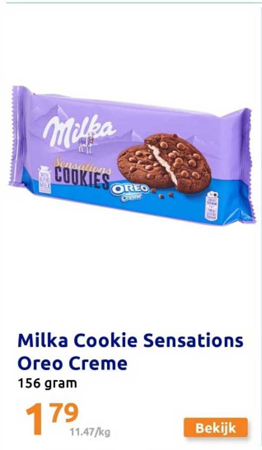 Milka Cookie Sensations Oreo Creme aanbieding bij Action