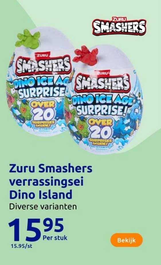 Zuru Smashers Verrassingsei Dino Island aanbieding bij Action