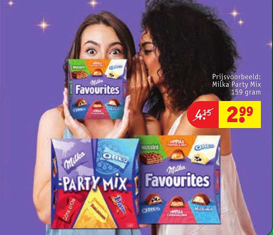 Milka Party Mix aanbieding bij Kruidvat