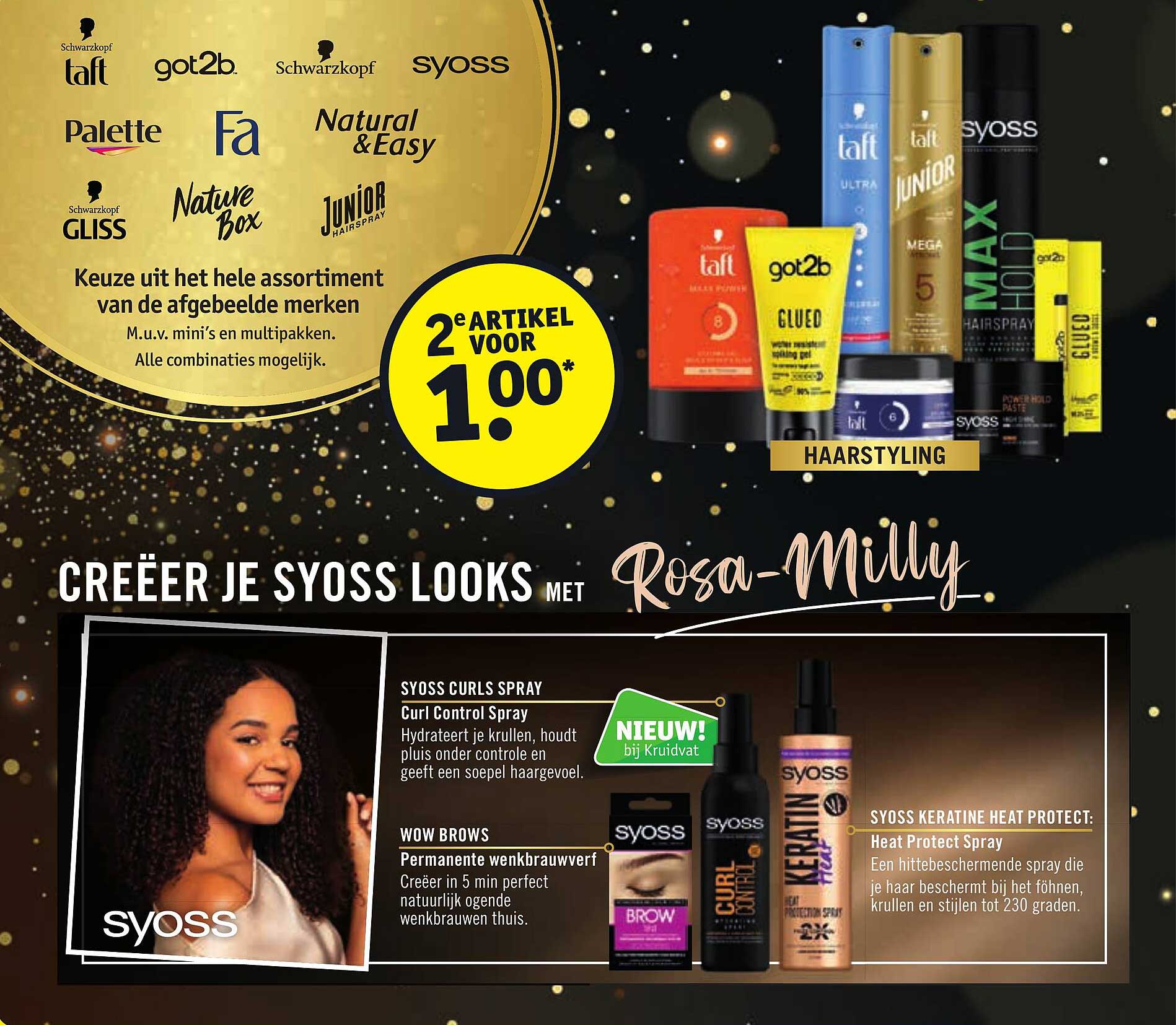 Syoss Curls Spray aanbieding bij Kruidvat
