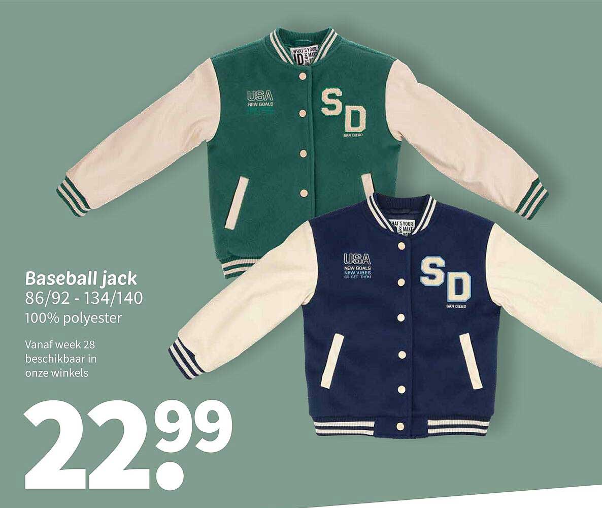 Baseball Jack aanbieding bij Wibra