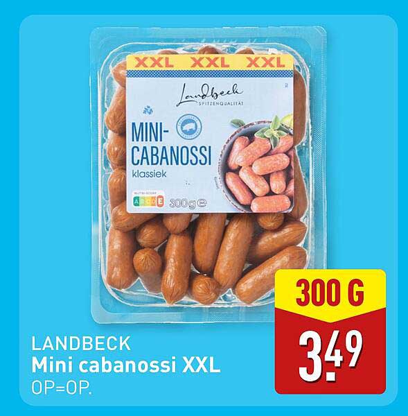 Landbeck Mini Cabanossi Xxl aanbieding bij ALDI