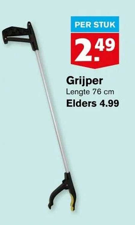 Grijper aanbieding bij Hoogvliet