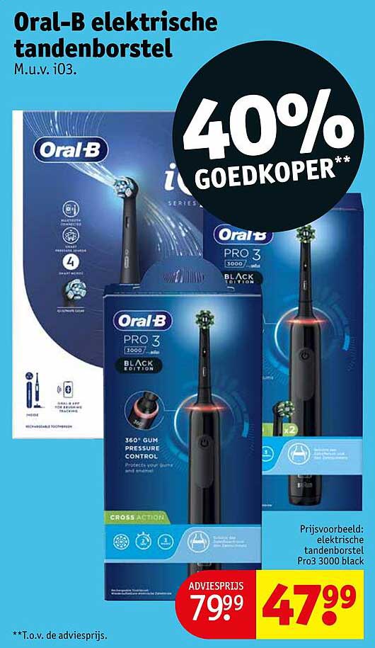 Oral-B Elektrische Tandenborstel aanbieding bij Kruidvat