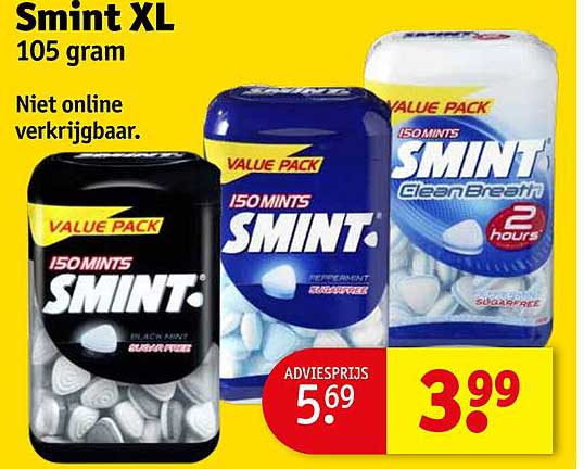 Smint Xl aanbieding bij Kruidvat