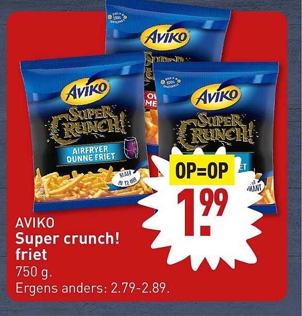 Aviko Super Crunch! Friet aanbieding bij ALDI