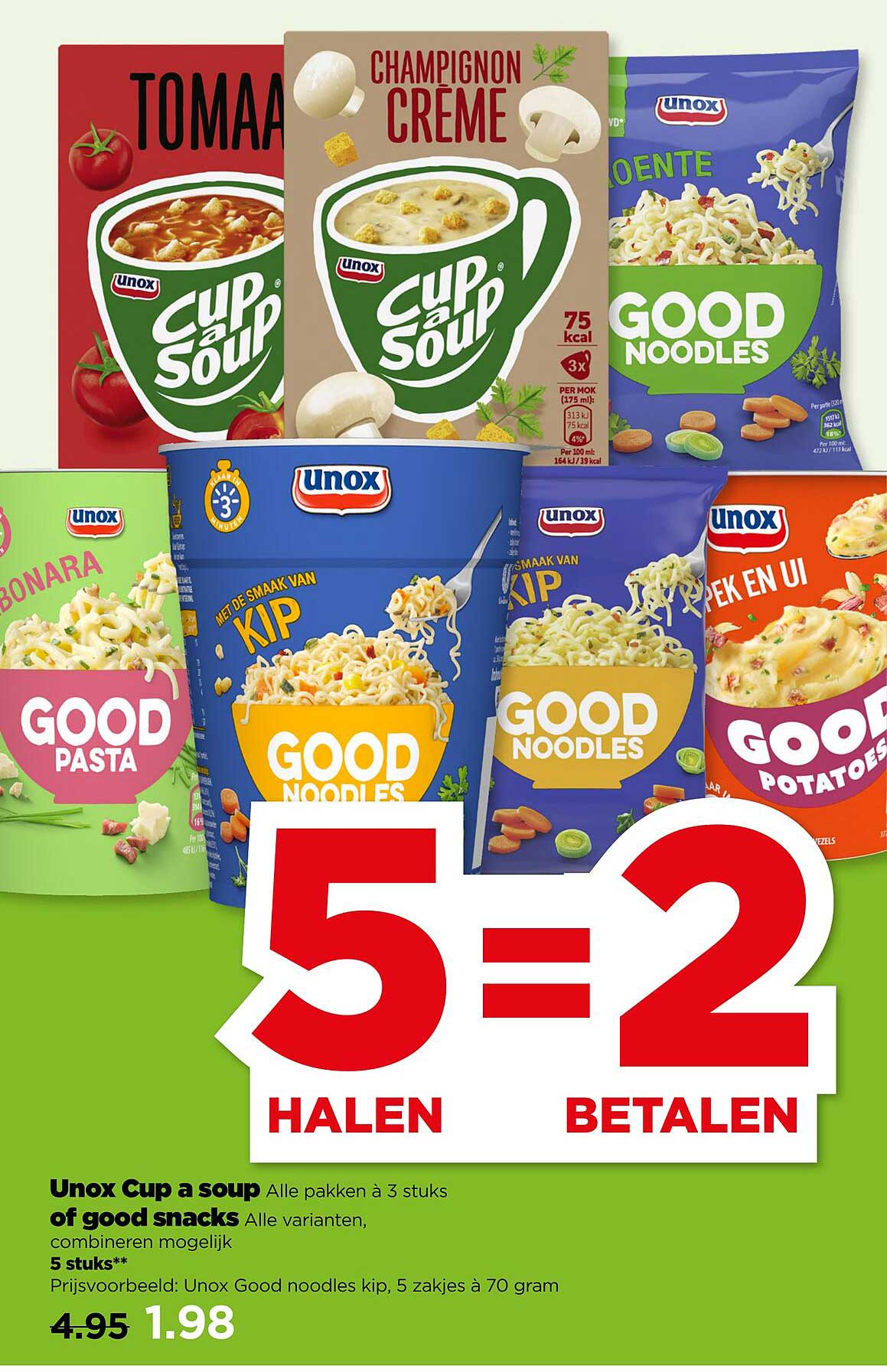 Unox Cup A Soup Alle Pakken À 3 Stuks Of Good Snacks Alle Varianten ...
