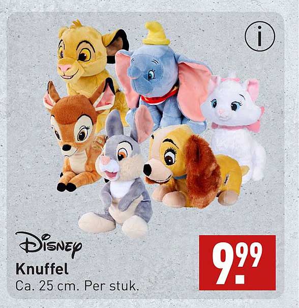 Disney Knuffel aanbieding bij ALDI