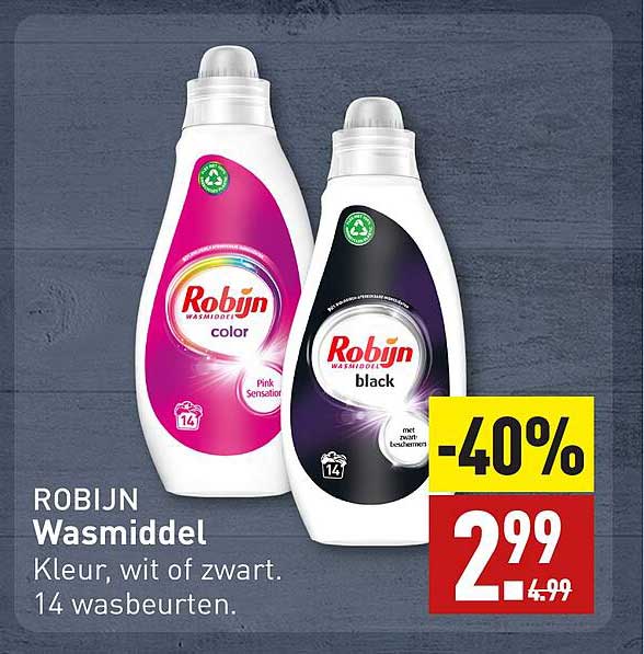 Robijn Wasmiddel aanbieding bij ALDI