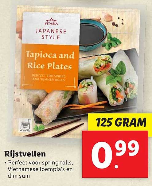 Tapioca And Rice Plates aanbieding bij Lidl