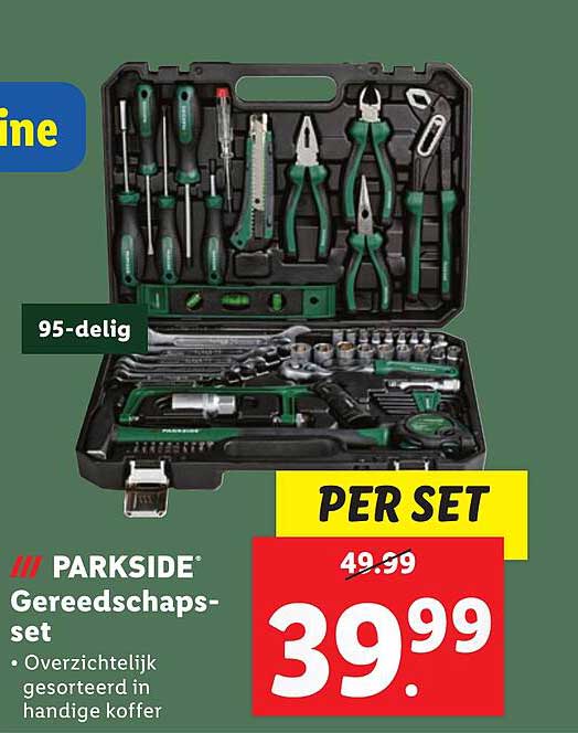 Parkside Gereedschaps-Set aanbieding bij Lidl