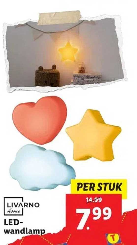 Livarno Home Led-Wandlamp aanbieding bij Lidl