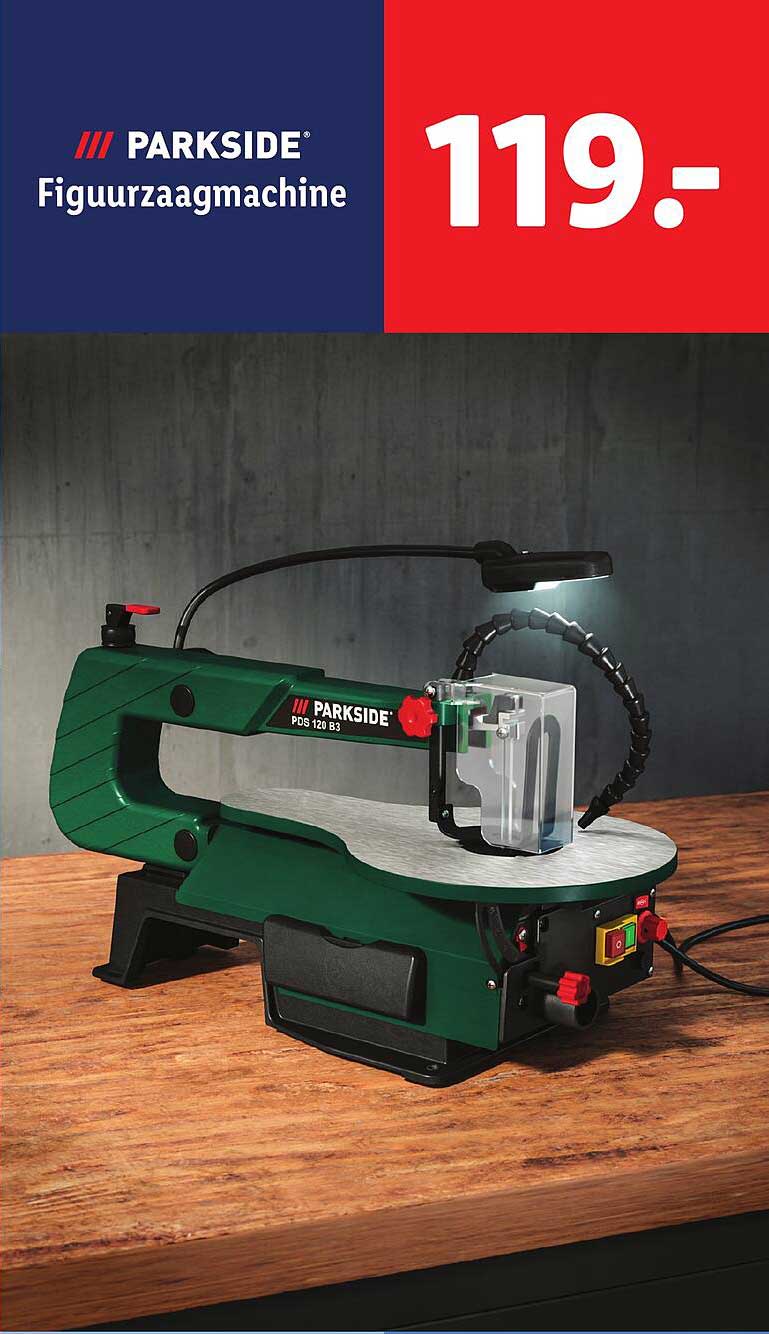 Parkside Figuurzaagmachine aanbieding bij Lidl