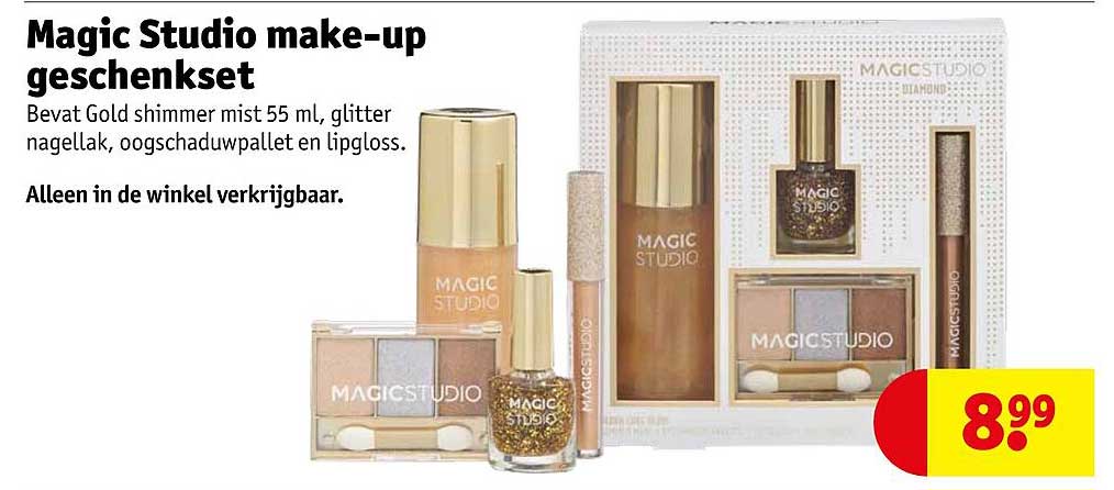 Magic Studio Make-Up Geschenkset aanbieding bij Kruidvat