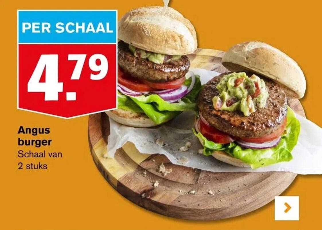 Angus Burger aanbieding bij Hoogvliet