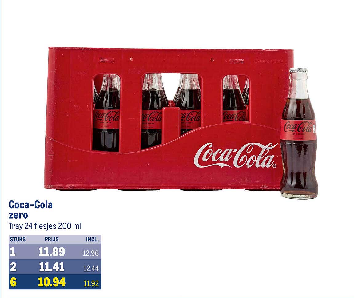 Coca-Cola Zero aanbieding bij Makro