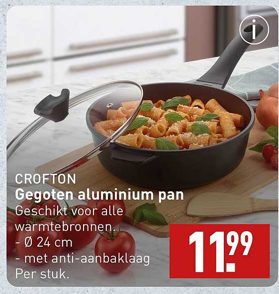 Crofton Gegoten Aluminium Pan aanbieding bij ALDI