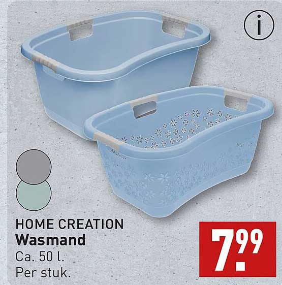 Home Creation Wasmand aanbieding bij ALDI