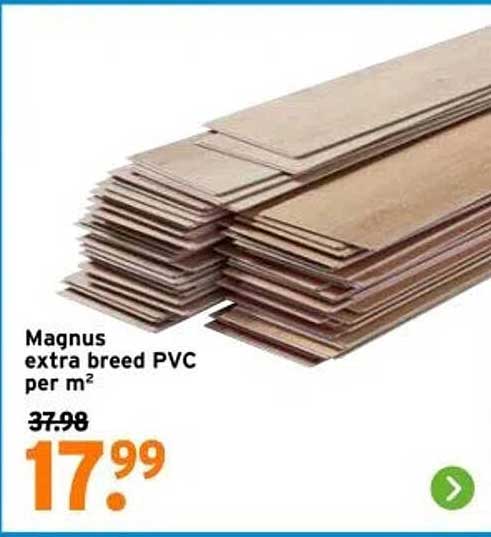 Magnus Extra Breed Pvc Per M² aanbieding bij GAMMA